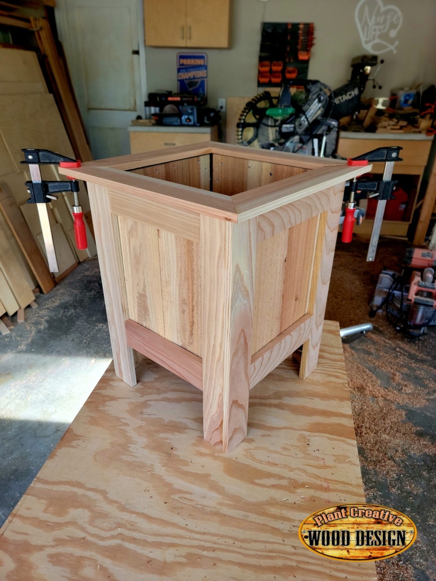 Farmhouse Planter Box | Plant Creative Wood Design - Quincy, IL